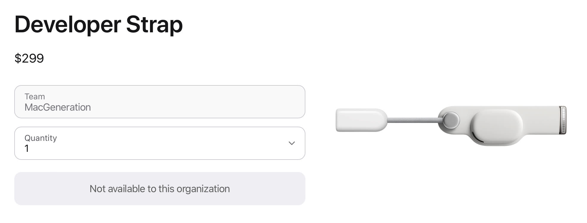 Apple commercialise un « Developer Strap » pour relier le Vision Pro à ...