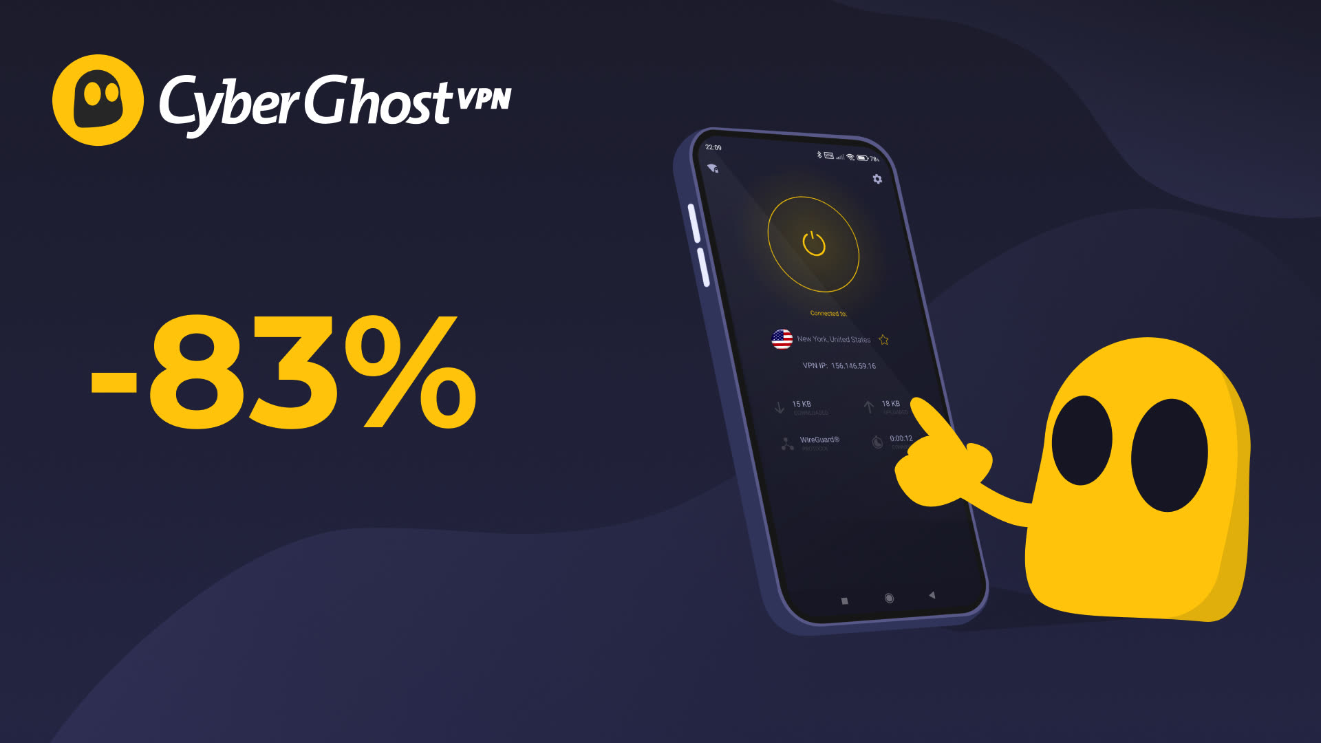 CyberGhost VPN est à prix cassé (-83%) en ce moment, profitez-en ! 📍 ...