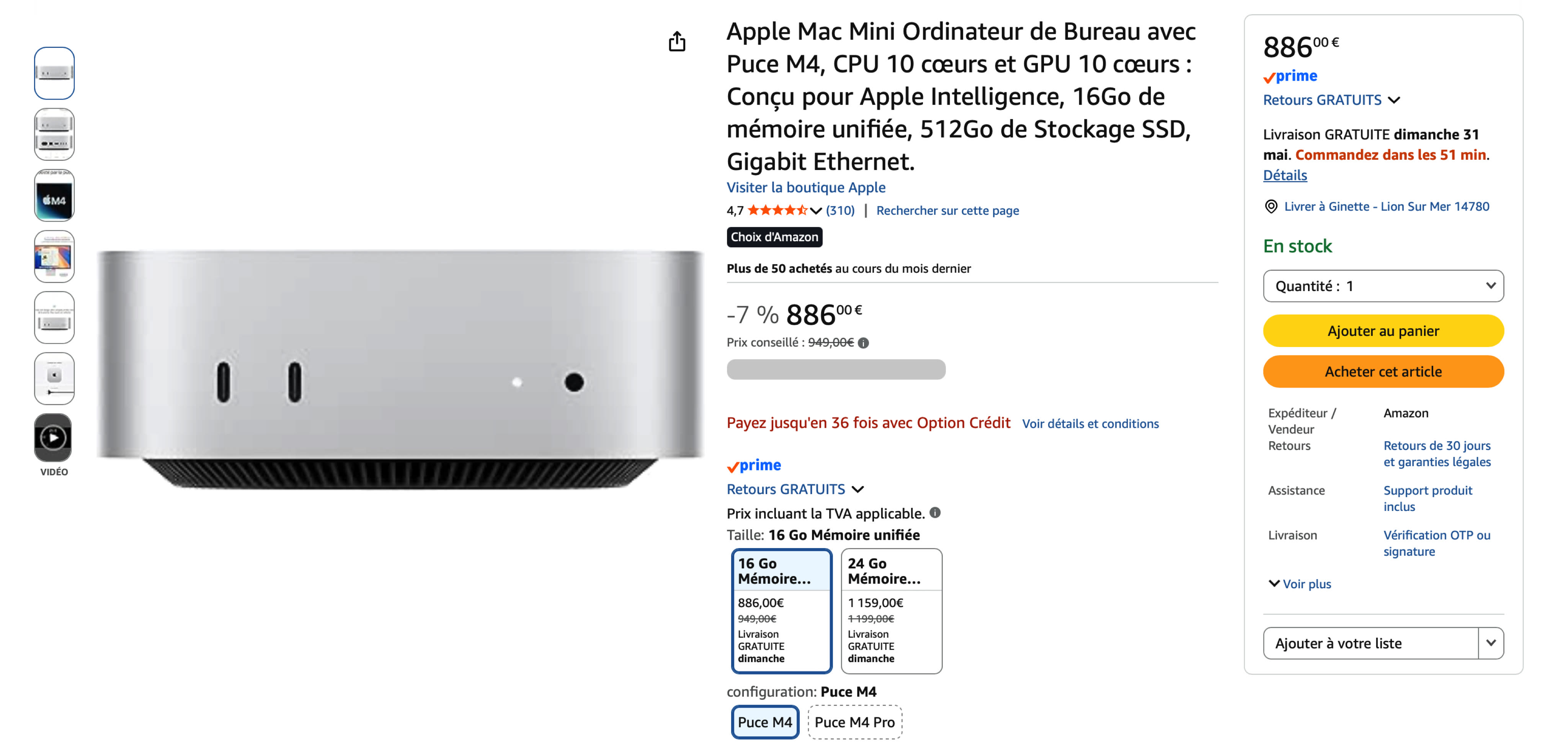 Le Mac mini M4 en stock et en promo chez Amazon - MacGeneration
