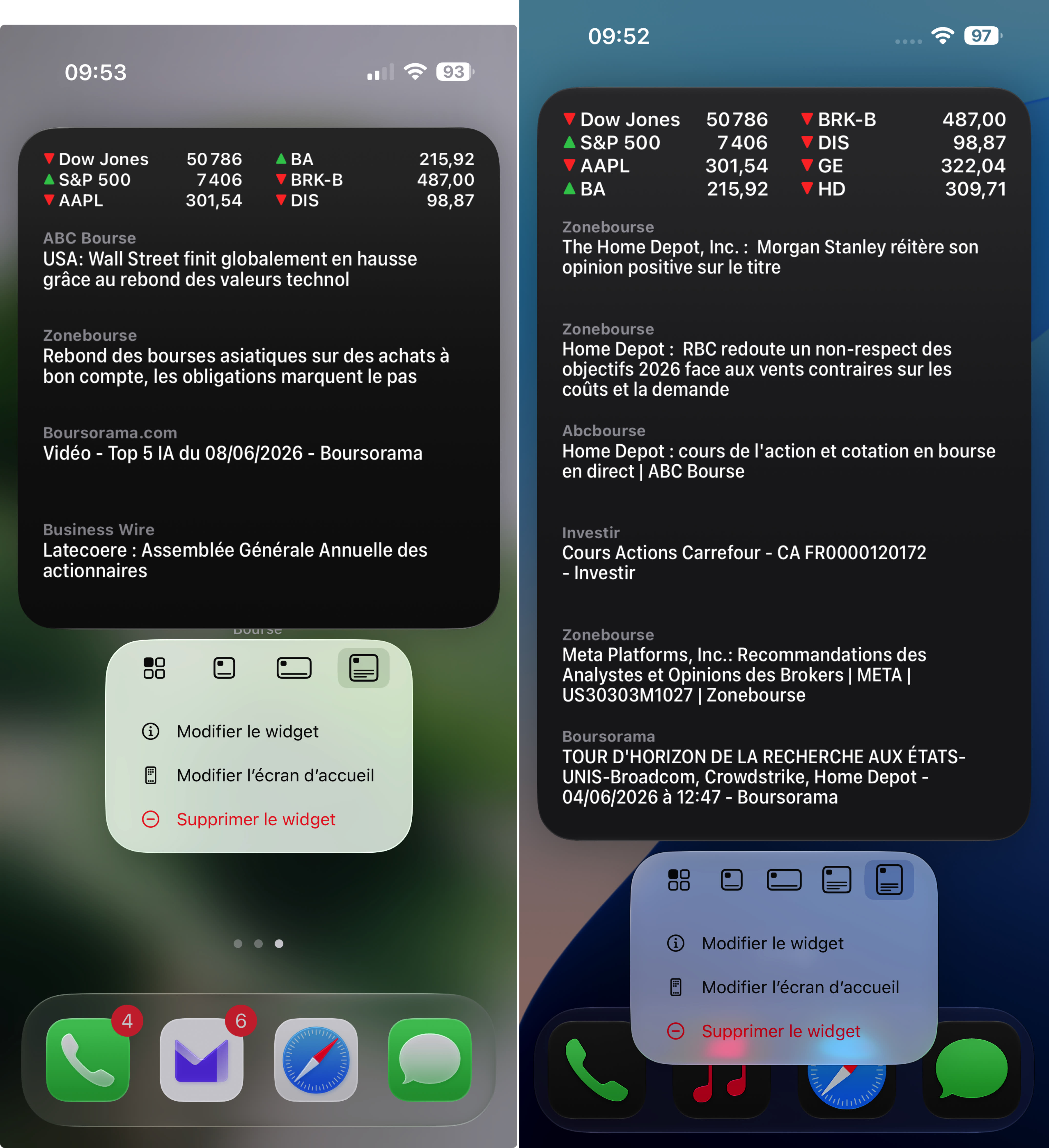 iOS 27 voit les choses en grand avec de nouveaux widgets extra-larges ...